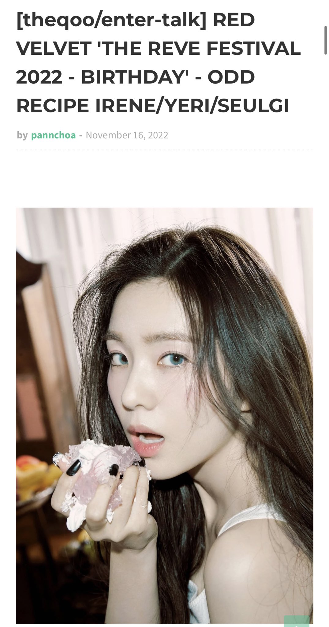 notpannchoa/notpannkpop/notnetizenbuzz on Twitter: "[ notpannchoa ] Red Velvet releases quircky ...