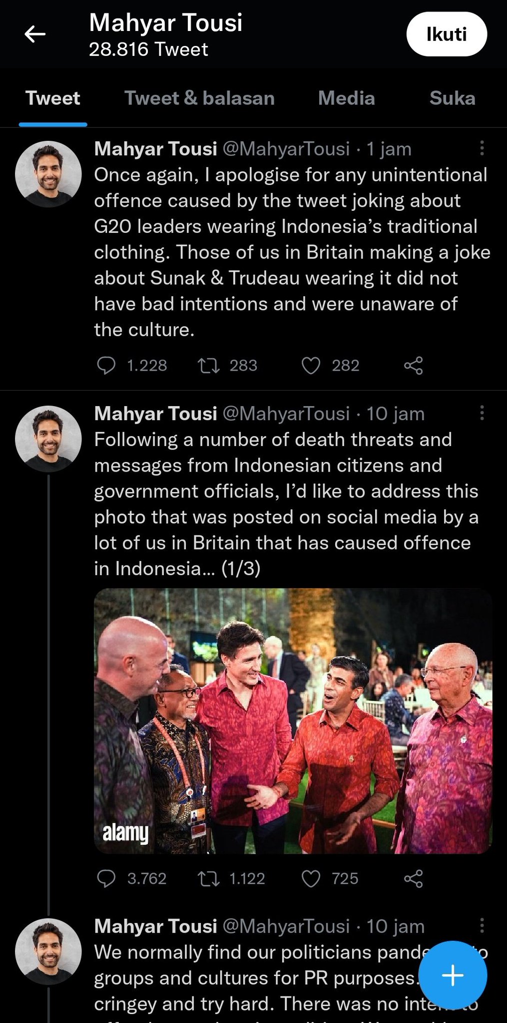 Kuli harian on Twitter: "@juliamacfarlane @MahyarTousi Kekuatan netizen +62 https://t.co ...