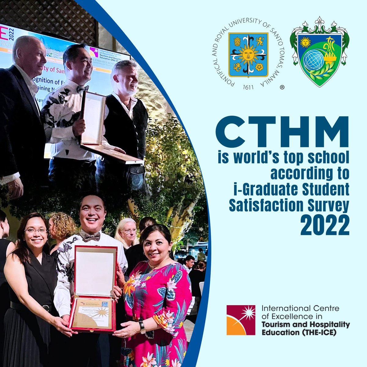 University of Santo Tomas on Twitter: "Congratulations to the UST College of Tourism and ...