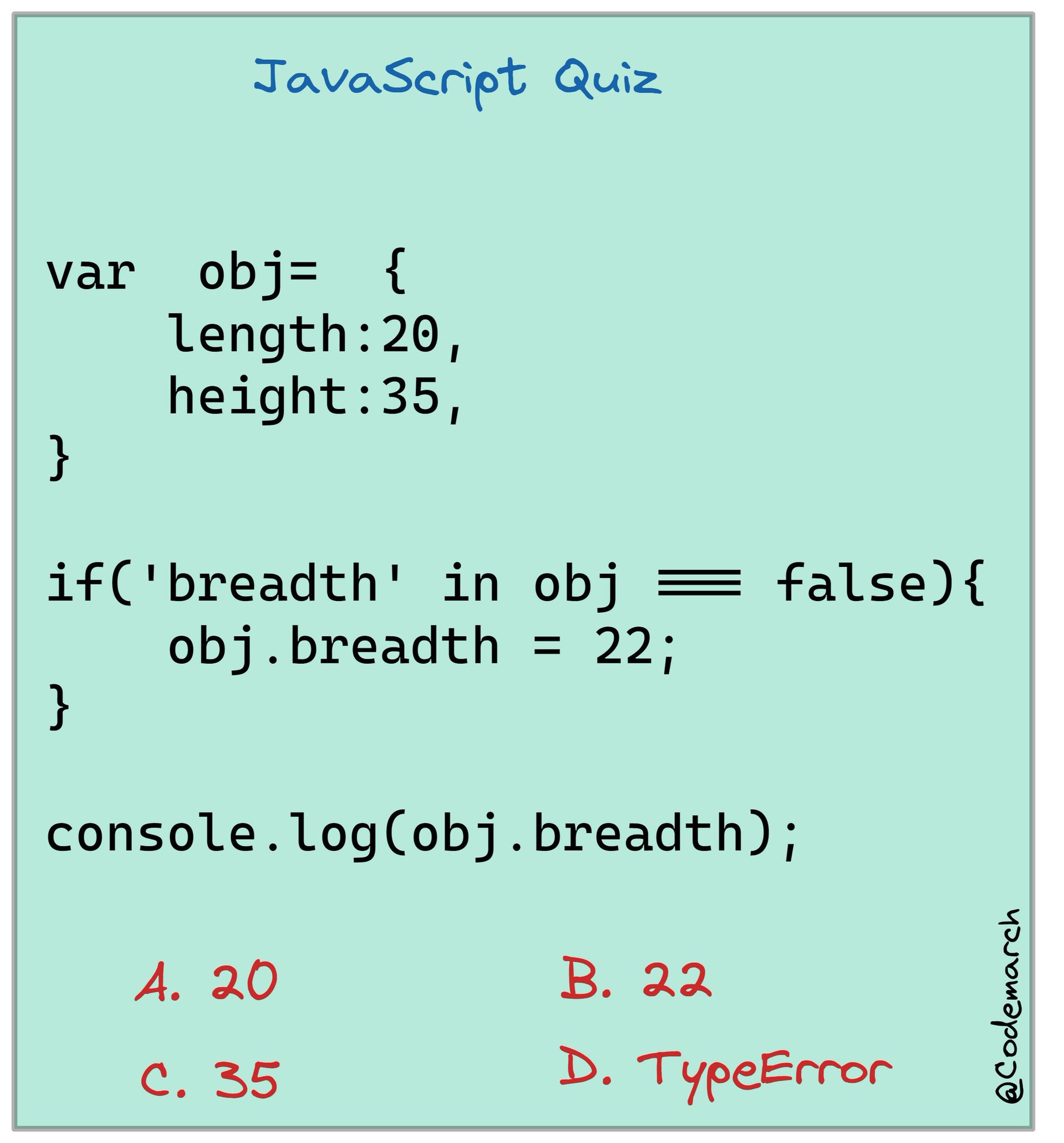 codemarch on Twitter: "Guess The OutPut👇 https://t.co/ggtDKxEEcd" / Twitter