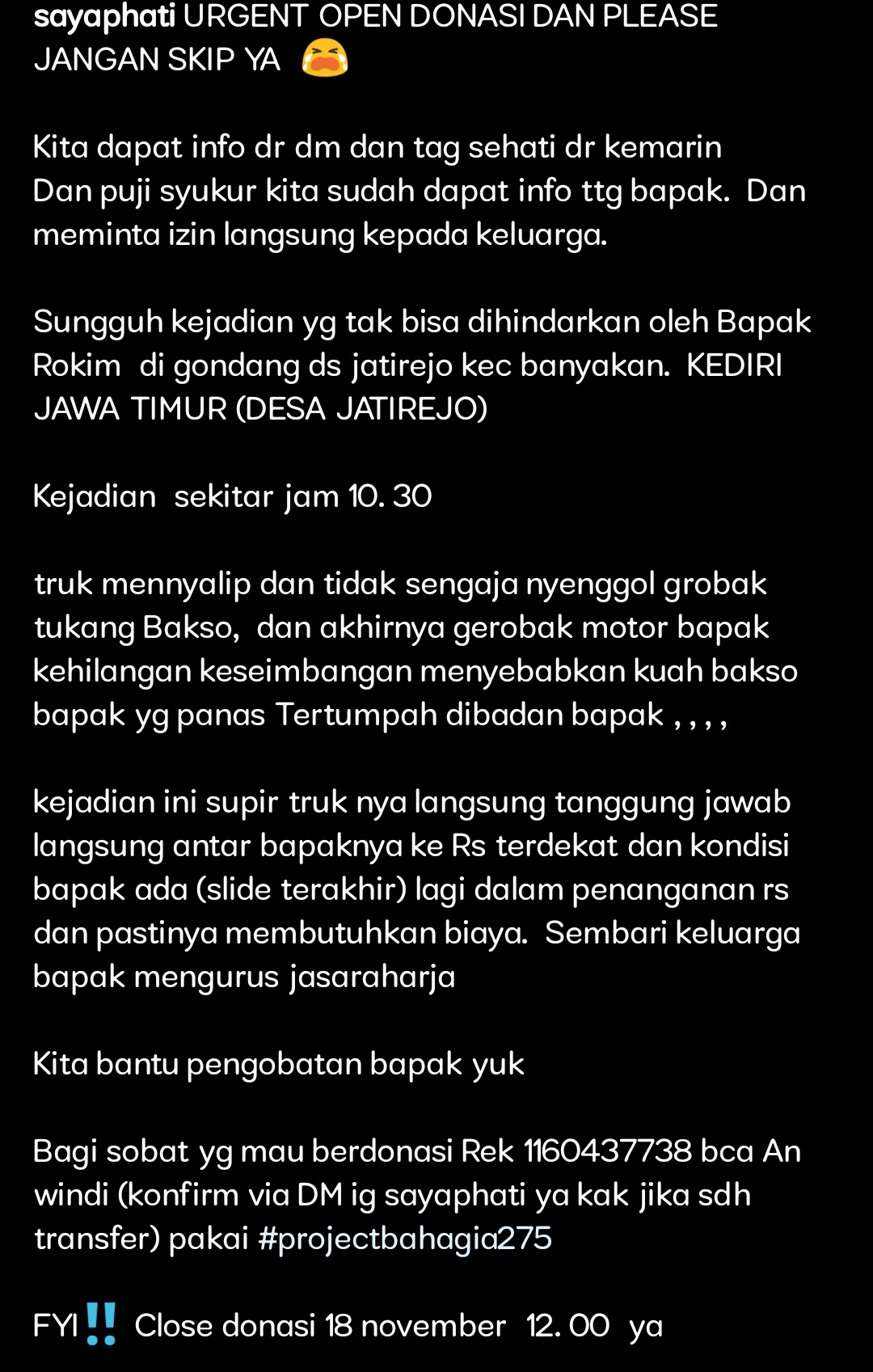 rami ⠒̫⃝๑ ᭄ ᭄܀ on Twitter: "@tanyakanrl Bukan sender tapi klo mau donasi bisa kesini https://t ...
