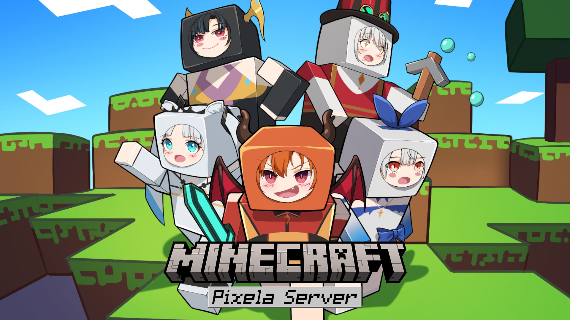 Pixela Project on Twitter: "ห้ามพลาด!! ไลฟ์ยาวสนุกตลอดคืน🌙 เปิดเซิร์ฟ Pixela Minecraft ...