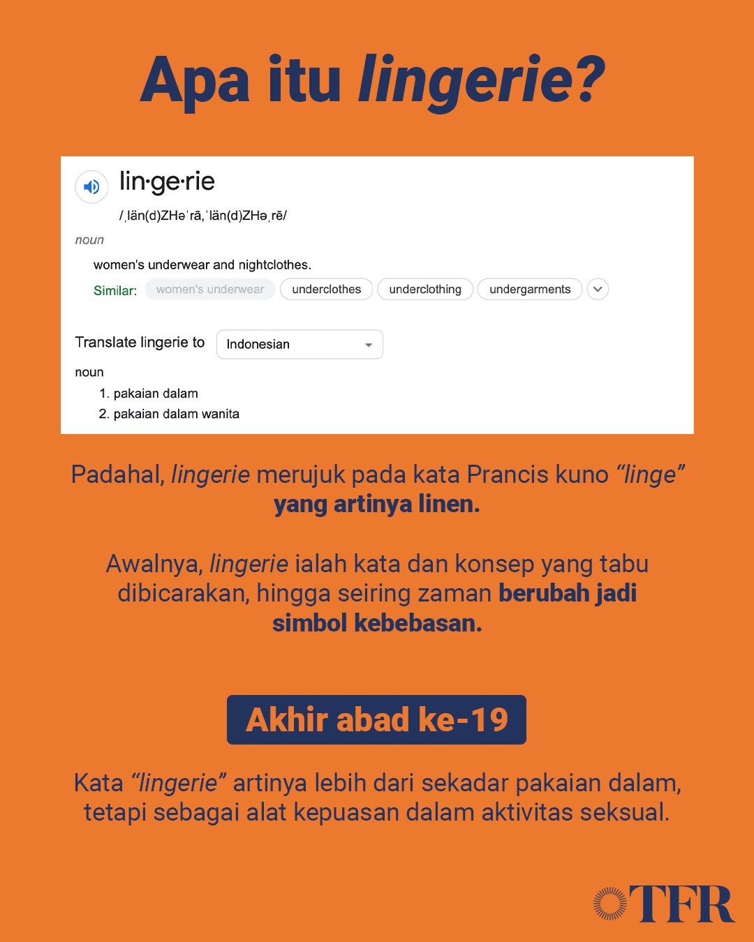 TFR on Twitter: "Apa itu lingerie? Apa bedanya dengan beha? https://t.co/yjkUUjjnQC" / Twitter