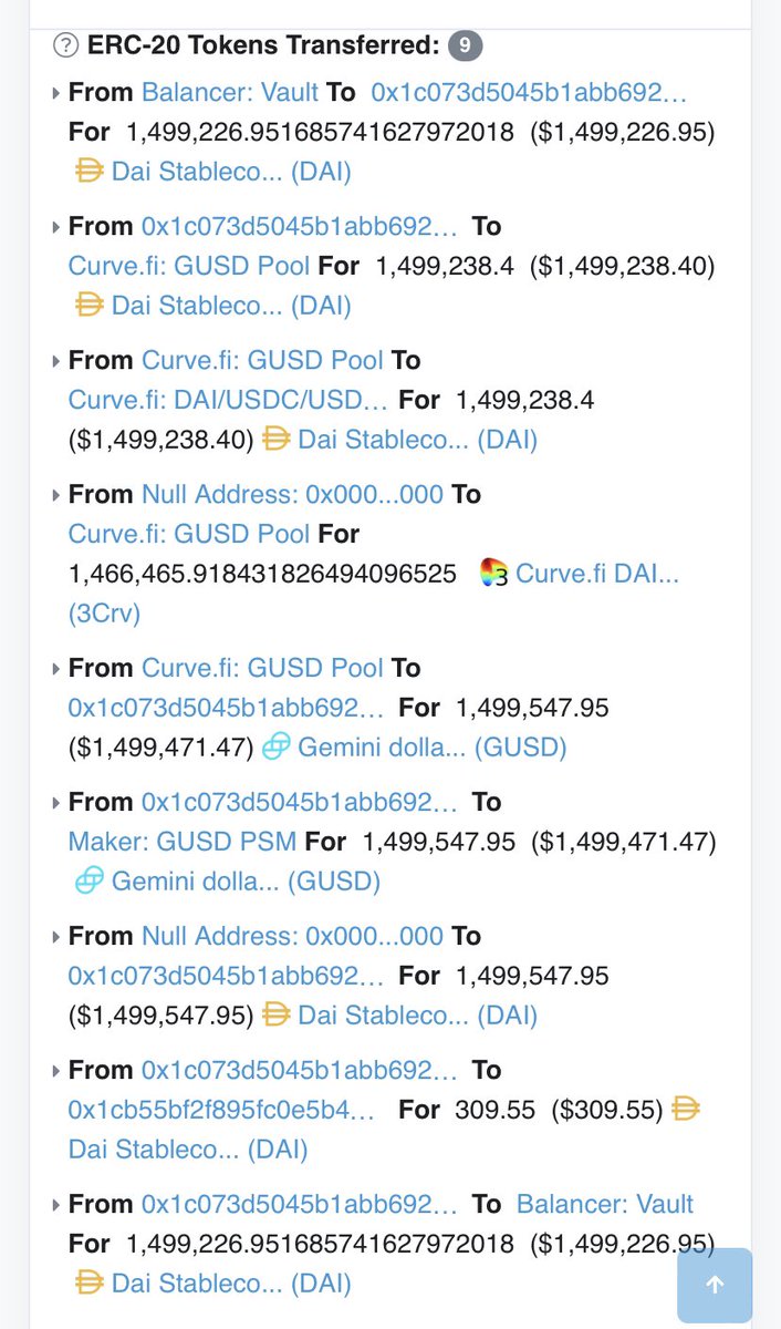 Beautiful $43 $GUSD arb with $563k 🤓 https://t.co/eh0J6BiOK9 https://t ...