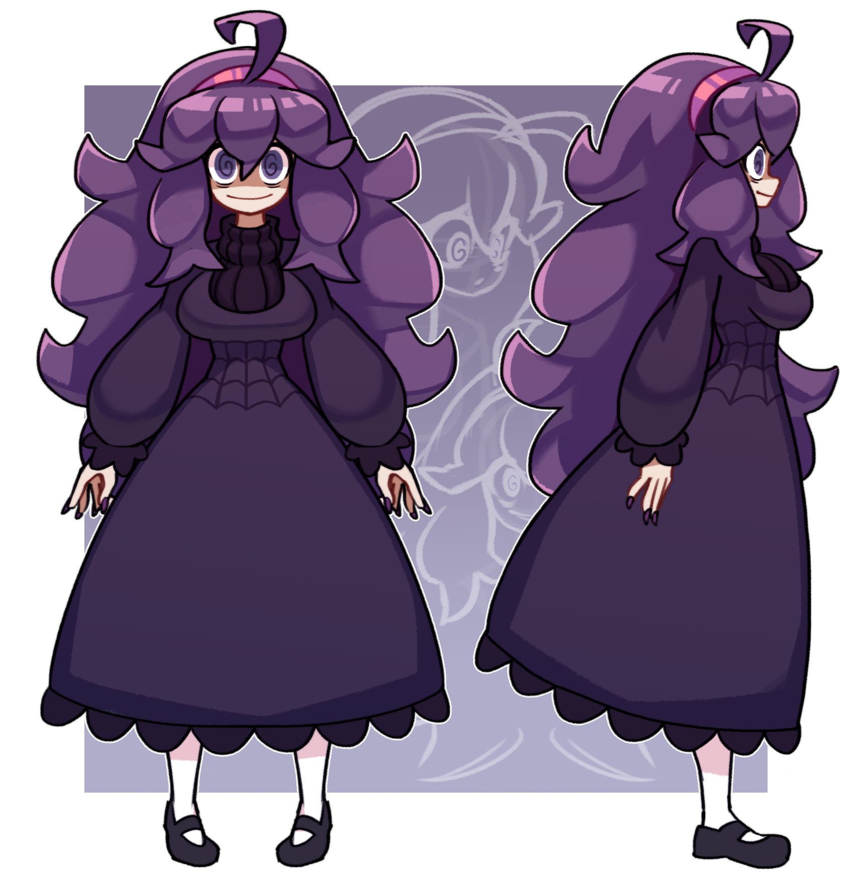 Kurt Robinson | Commissions: FULL on Twitter: "Hex Maniac! Now in reference sheet form! 💜🕸️ ...