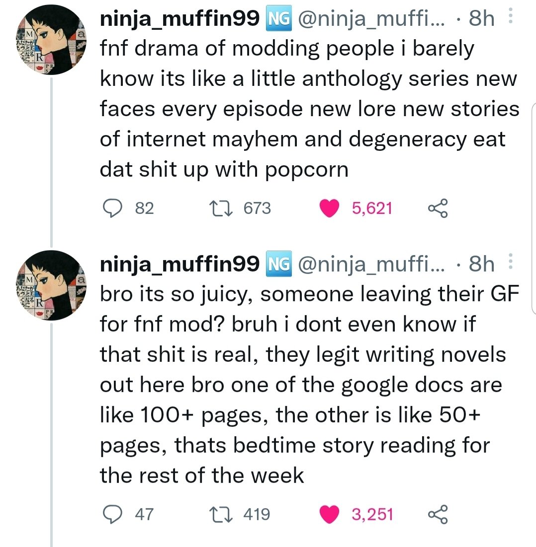 DetectiveYggdrasil (Kris) 💫 on Twitter: "@Extra_Artsy Ninjamuffin even laughing at the people ...