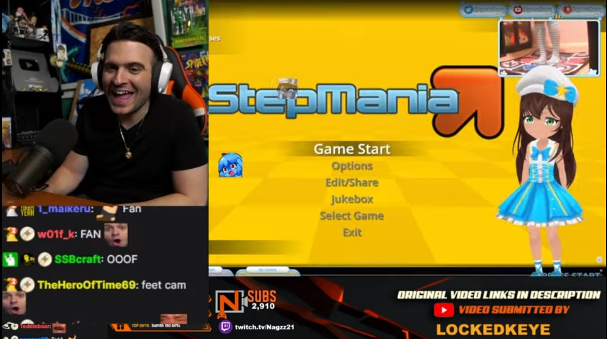 𝙉𝙮𝙖𝙧𝙪 💫💙 にゃる | ShirayuriPro on Twitter: "Woah! 😳 Thank you @Nagzz21 for reacting to my Stepmania ...