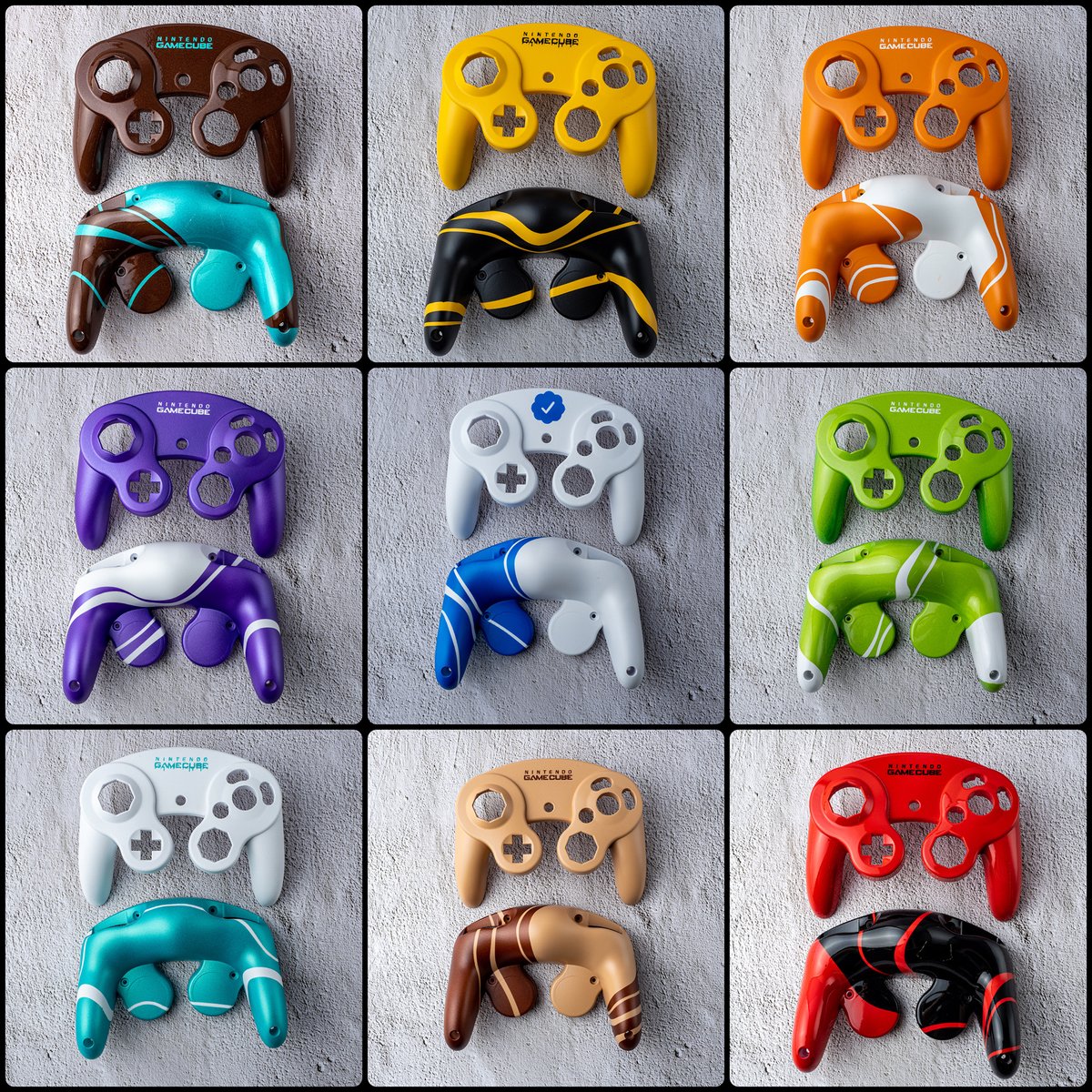 Spicy Frog on Twitter: "Duo-tone GameCube controller shells"