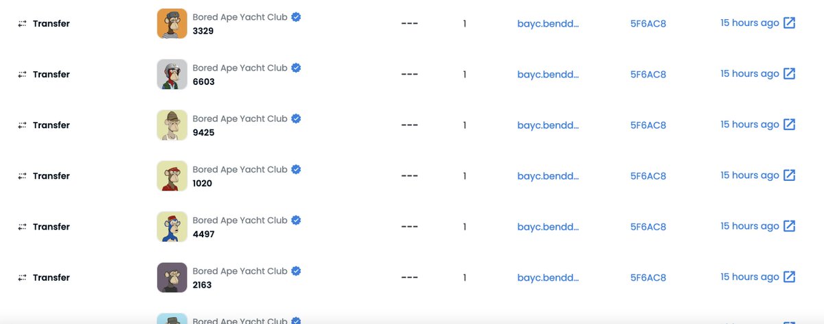 1/ The largest #BAYC liquidation event in history is happening right ...