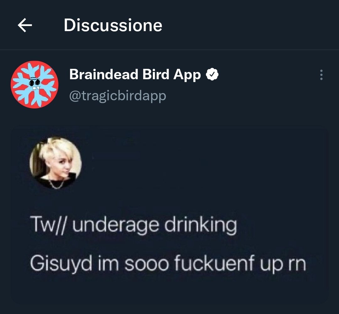 Gimmick Accounts being annoying/posting Ls on Twitter: "braindead bird app when he sees a joke ...