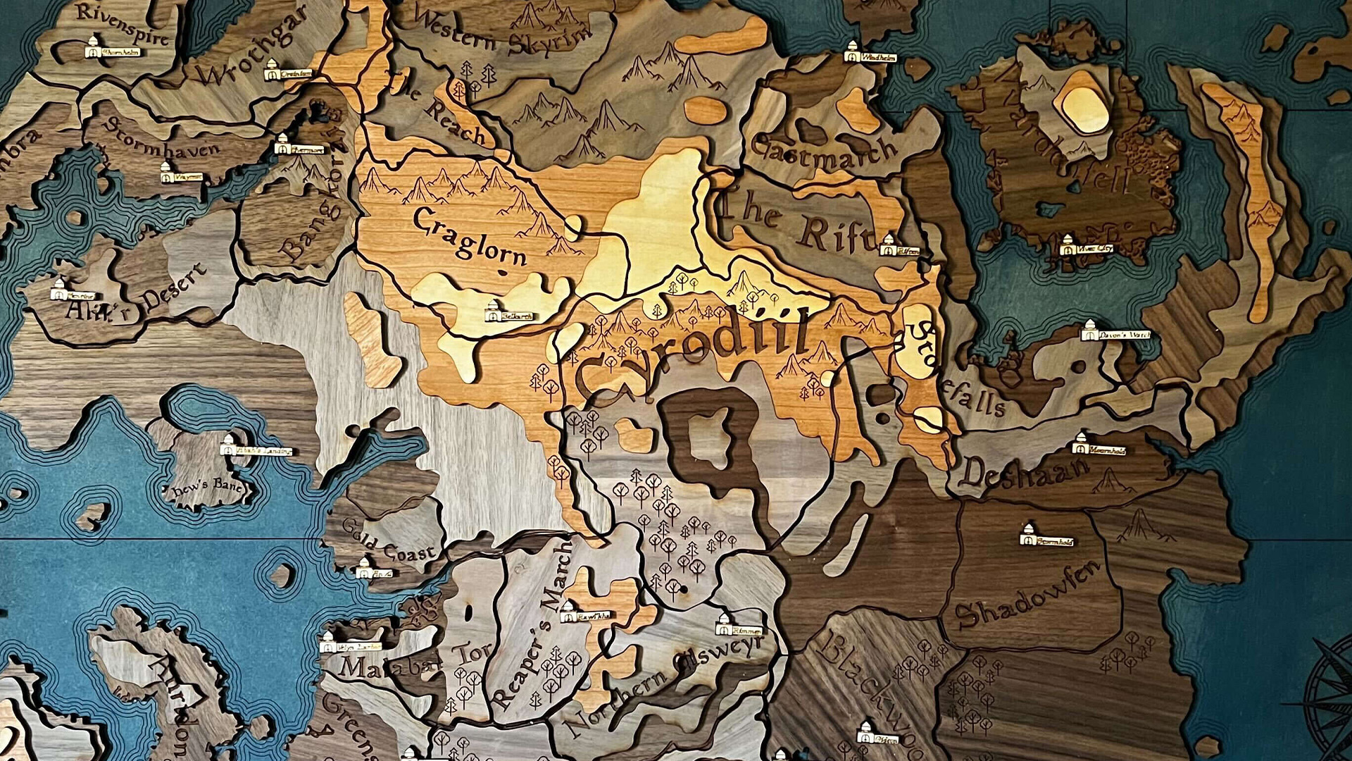 Elder Scrolls Online Skyrim Map