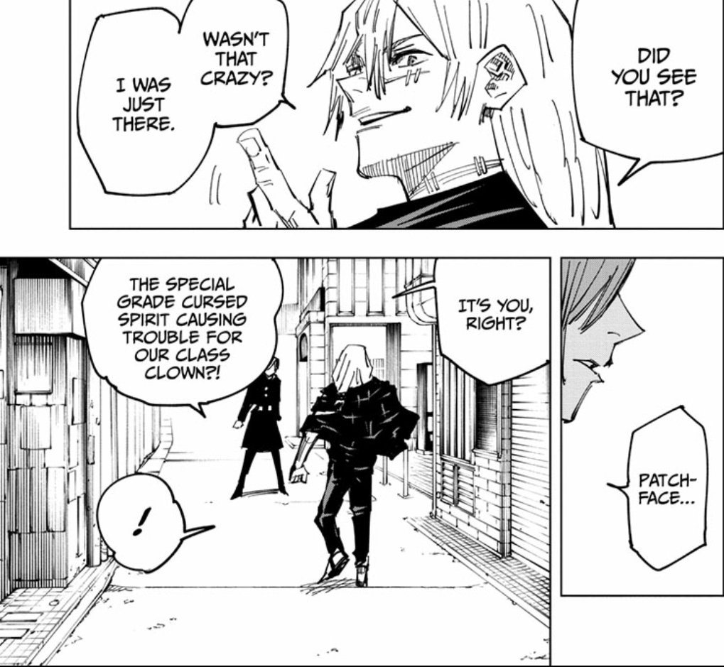 Shadz on Twitter: "Nobara put on a facade but I felt the distain in that first panel; showing us ...