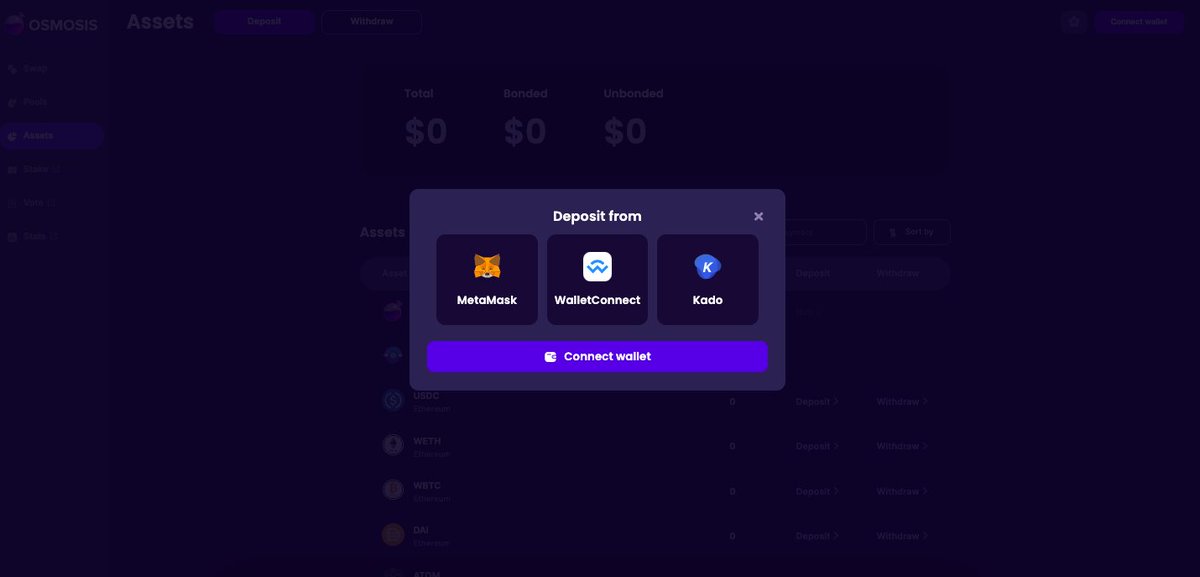 Osmosis 🧪 on Twitter: "RT @Flowslikeosmo: Hey @osmosiszone scientists! Deposits and Withdrawals ...