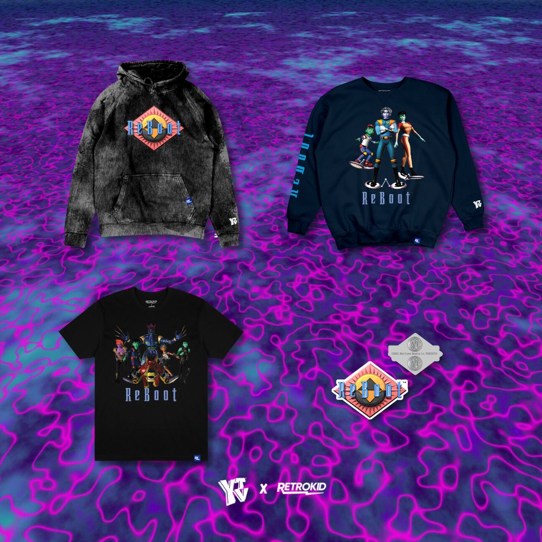 Mainframe Studios on Twitter: "Are you ready? 8 BRAND NEW #ReBoot merch is dropping today at 9pm ...