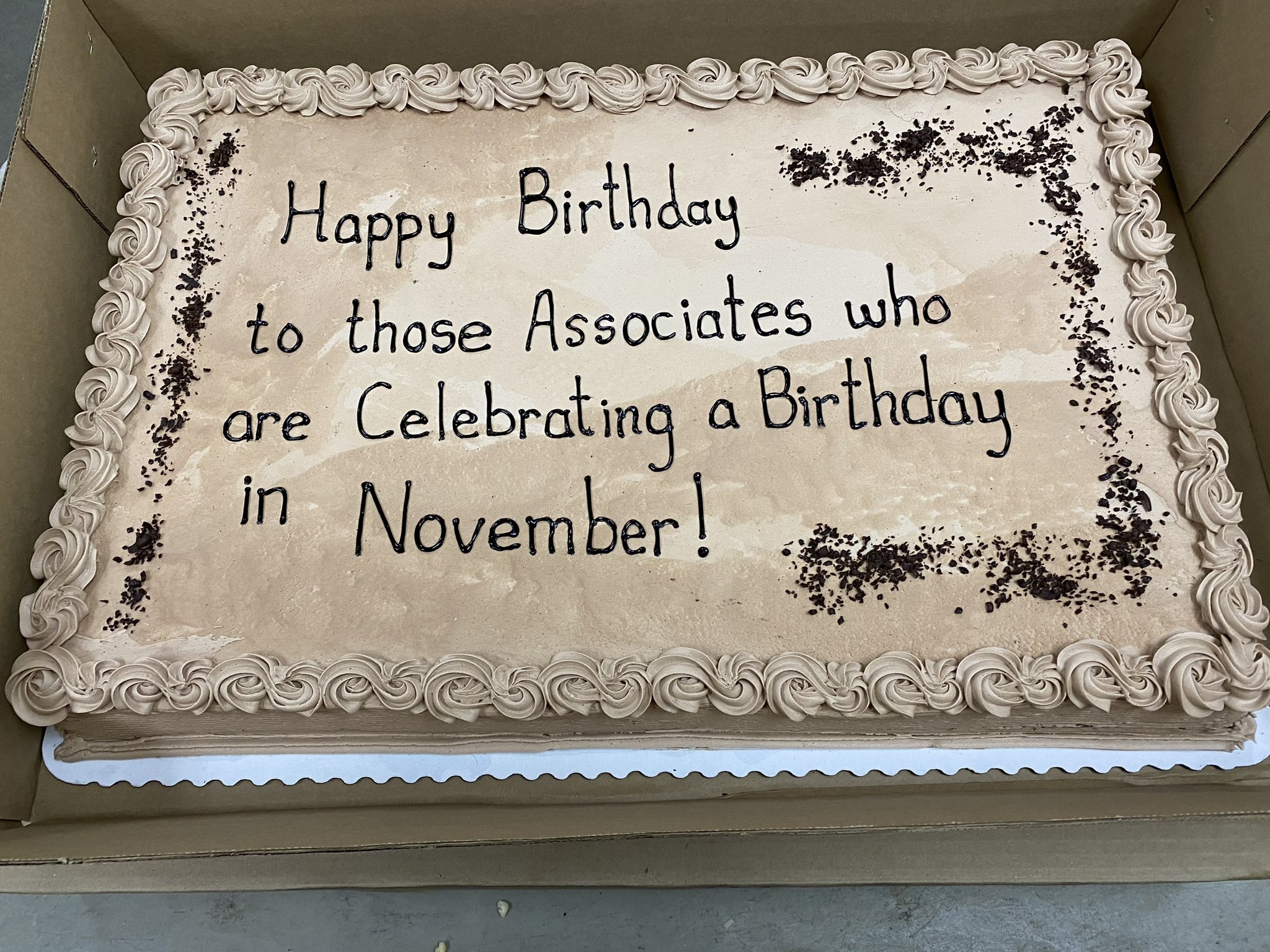 Happy November Birthday Cake