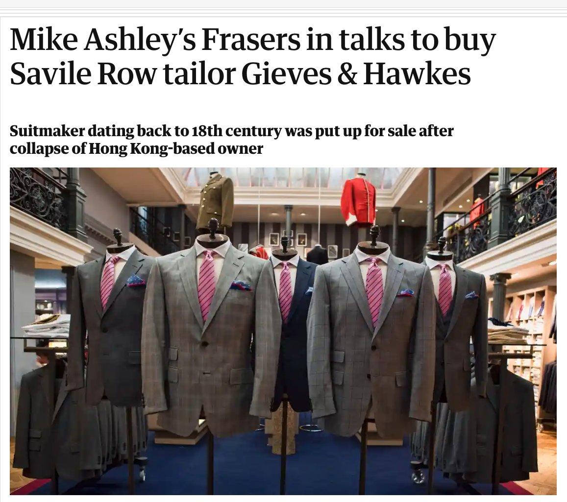 THE DECINE OF BESPOKE CRAFT IN LONDON 🧵 I want to talk about the ...