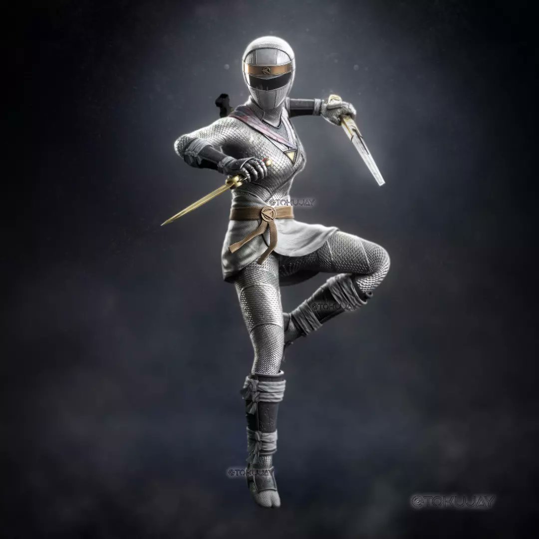 White Power Ranger Concept Art