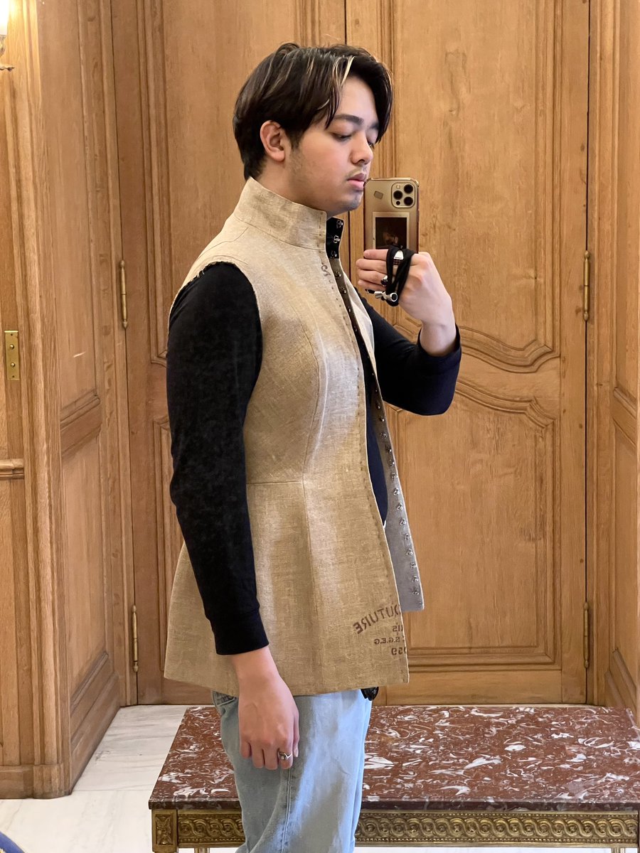 Jude Macasinag on Twitter: "What. A. Fucking. Privilege. Tried on the actual runway sample for ...
