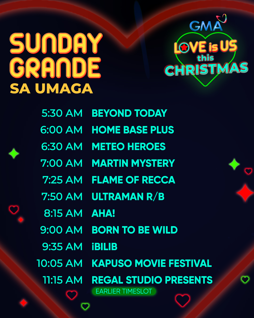 GMA Network on Twitter: "Mga Kapuso, narito ang schedule ng mga programa sa GMA Network simula ...