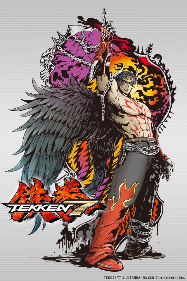 daily fighting games on Twitter: "tekken 7 illustrations of devil jin, kazumi and kazuya by ...