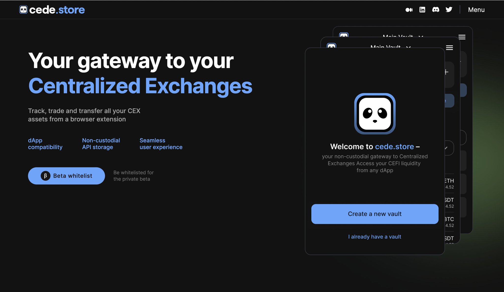CEDE Labs | Private beta is coming 🐼 on Twitter: "A non-custodial product to track, trade and ...