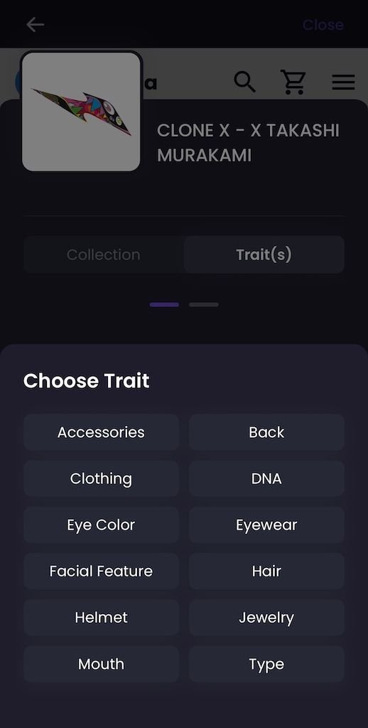HaHa App on Twitter: "8/ Trait Specific Limit Order Buy You want to buy a single or multiple ...