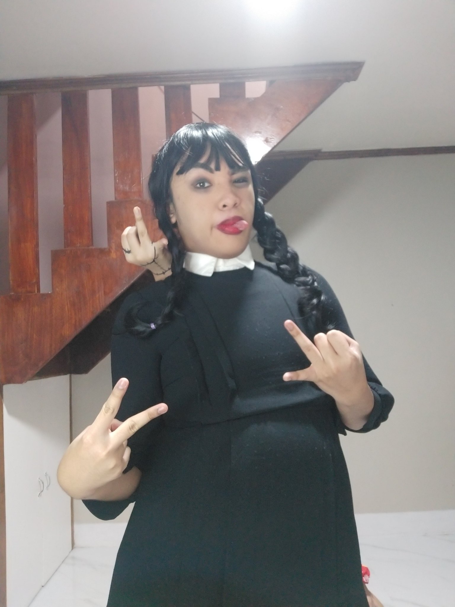 Junjun 💖 on Twitter: "wensday Adams cosplay by me🖤 https://t.co/ci9yyliV5L" / Twitter