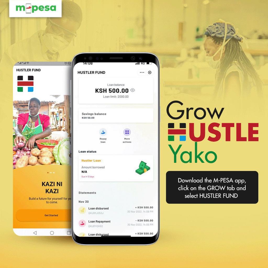 Safaricom PLC on Twitter: "The Hustler Fund is now live on the M-PESA ...