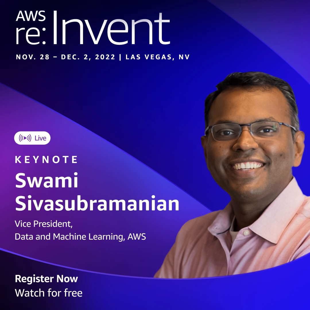 Amazon Web Services on Twitter: "🚨Tune in: https://t.co/lVrB34eHpM🚨 ...