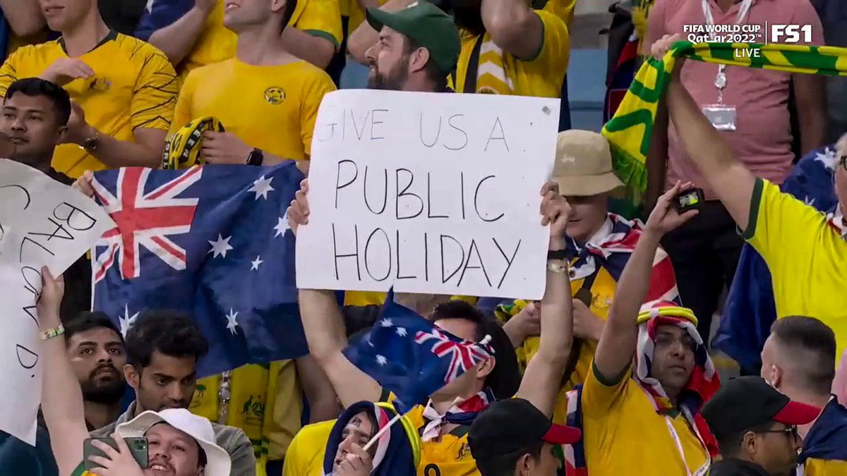 Fox Soccer On Twitter Australia Fans Want A Public Holiday After