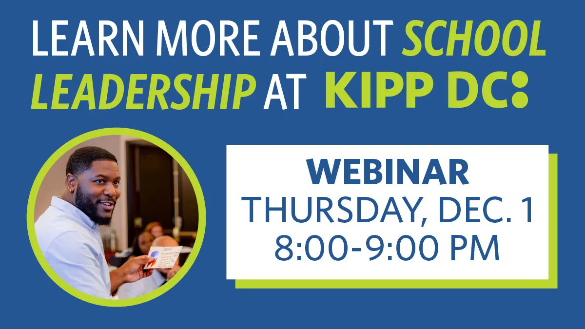 KIPP DC Public Schools on Twitter: "Join us for a webinar to learn more about KIPP DC's Vice ...