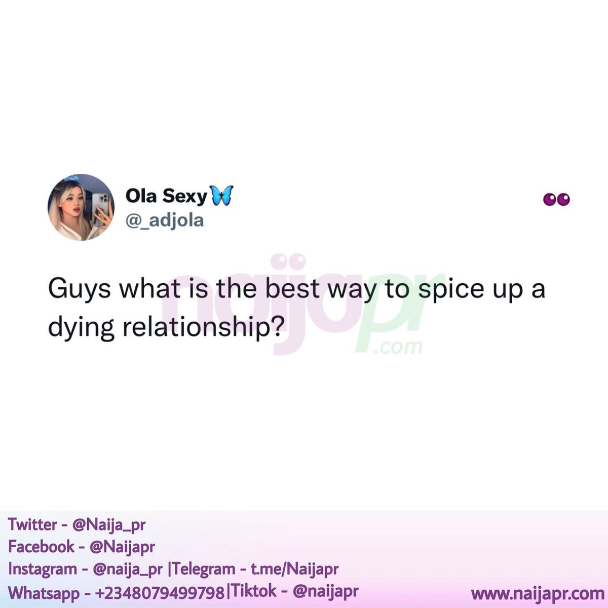 Naija on Twitter: Naija on Twitter: