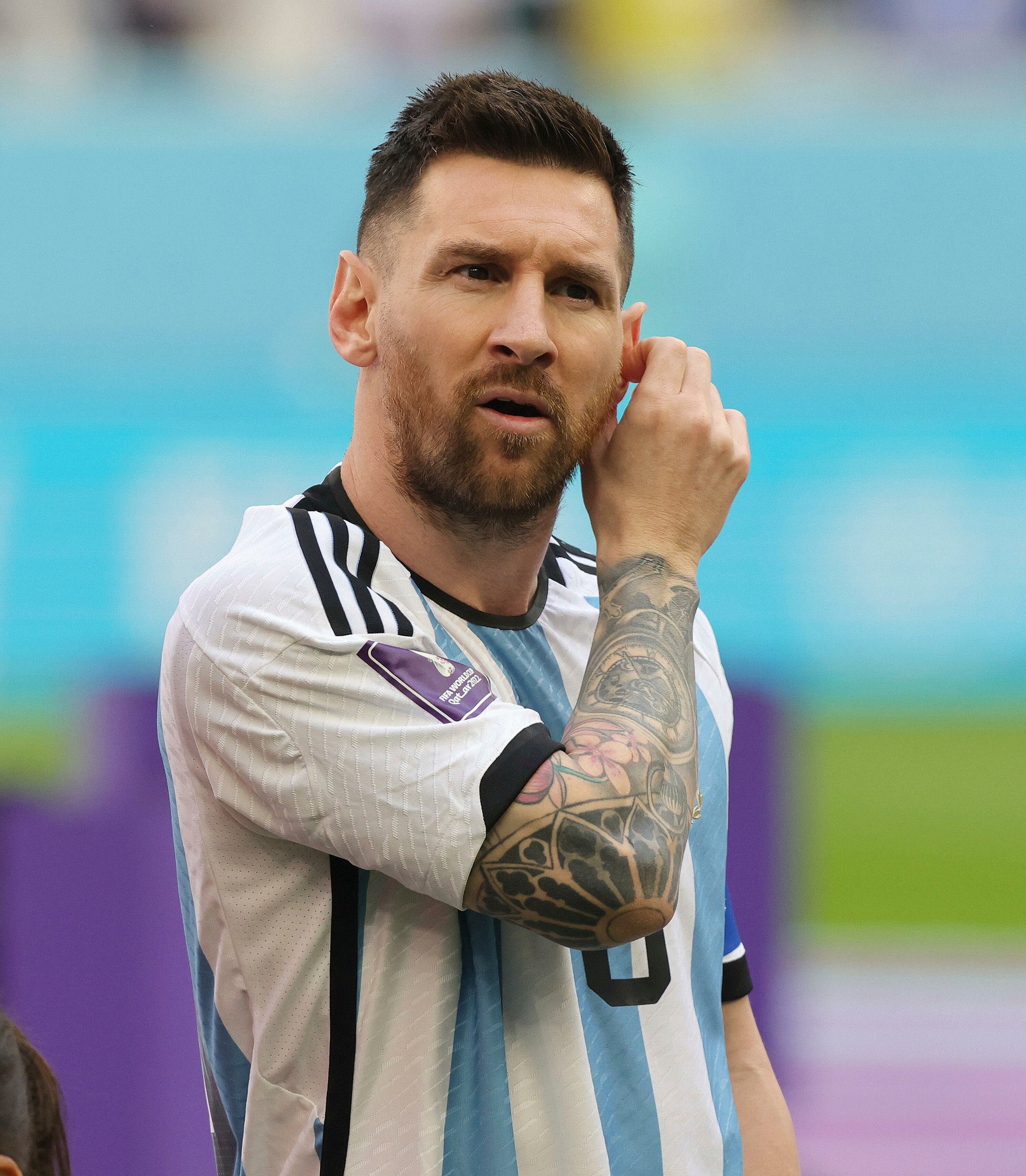 Lionel Messi 2022 Hairstyle