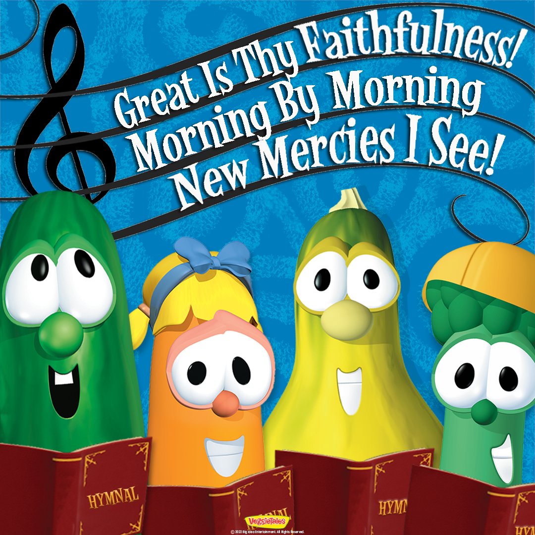 VeggieTales on Twitter: ""The Lord's love never ends. His mercies never ...