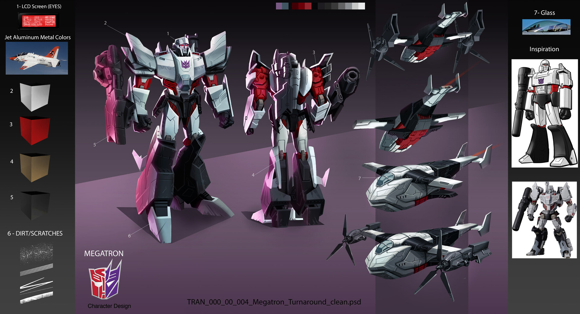 Transformers Fall Of Cybertron Megatron Concept Art