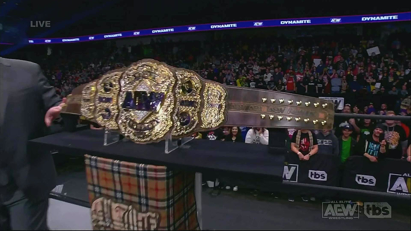 Photo: MJF Reveals New AEW World Championship On Dynamite - eWrestlingNews.com