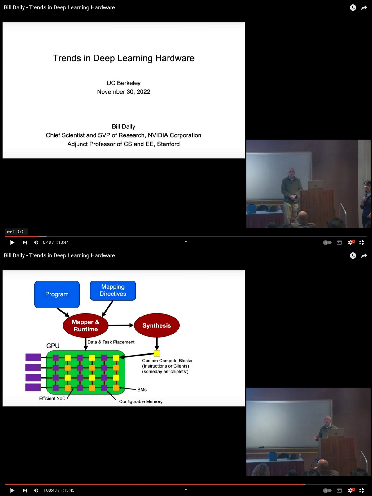 OGAWA, Tadashi on Twitter: "=> "Applying ML to Practical System Design", Steve Keckler, NVIDIA ...
