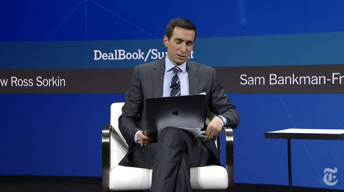 We are livetweeting the SBF Dealbook interview: The stream is here ...