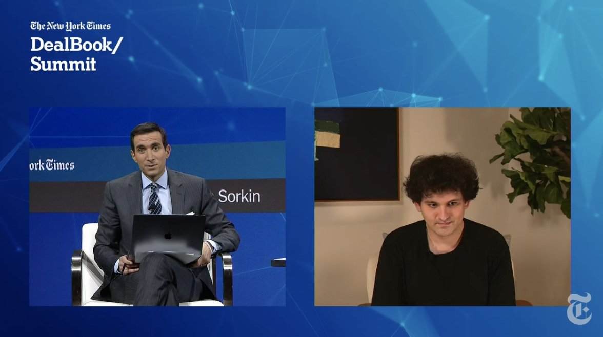 We are livetweeting the SBF Dealbook interview: The stream is here ...