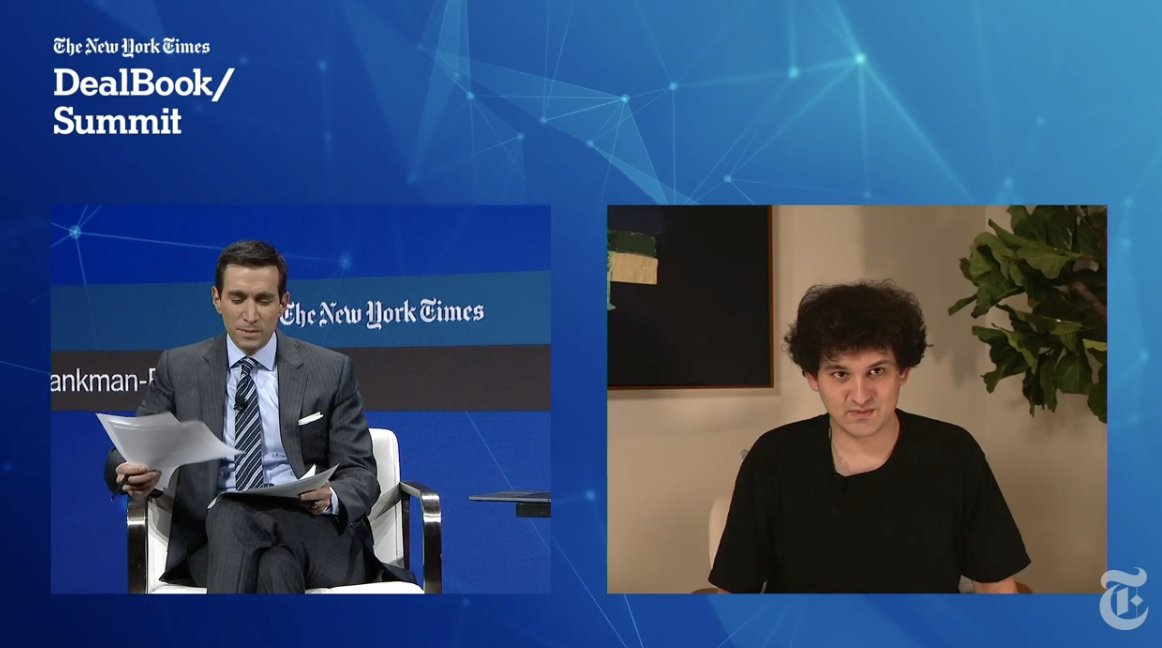 We are livetweeting the SBF Dealbook interview: The stream is here ...