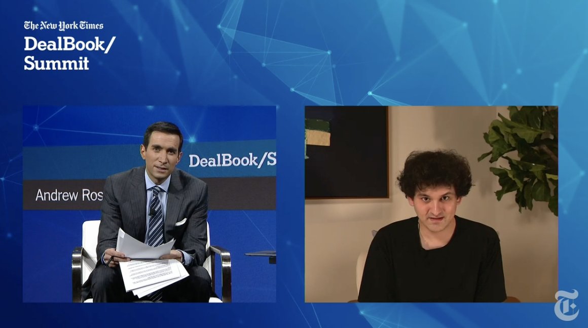 We are livetweeting the SBF Dealbook interview: The stream is here ...