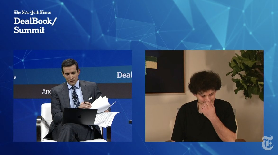 We are livetweeting the SBF Dealbook interview: The stream is here ...