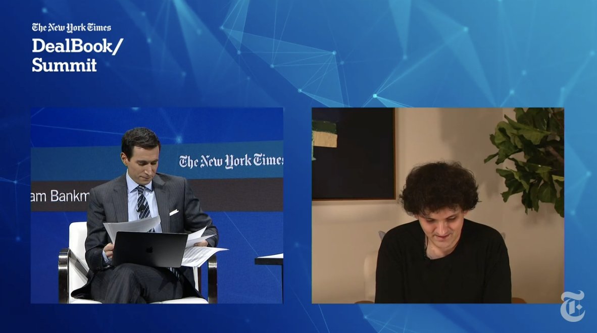 We are livetweeting the SBF Dealbook interview: The stream is here ...