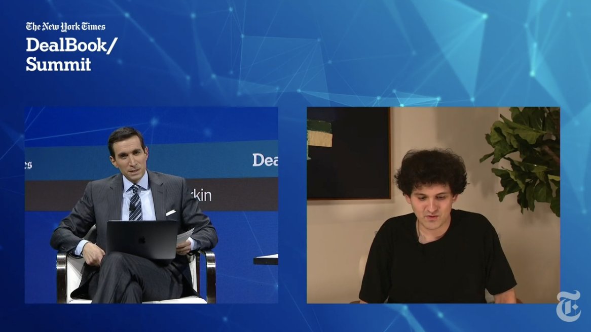 We are livetweeting the SBF Dealbook interview: The stream is here ...