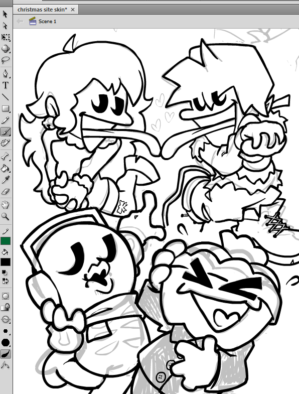 「Newgrounds Christmas 2022 Site Skin in progress 」Phantom Arcade 🆖の漫画