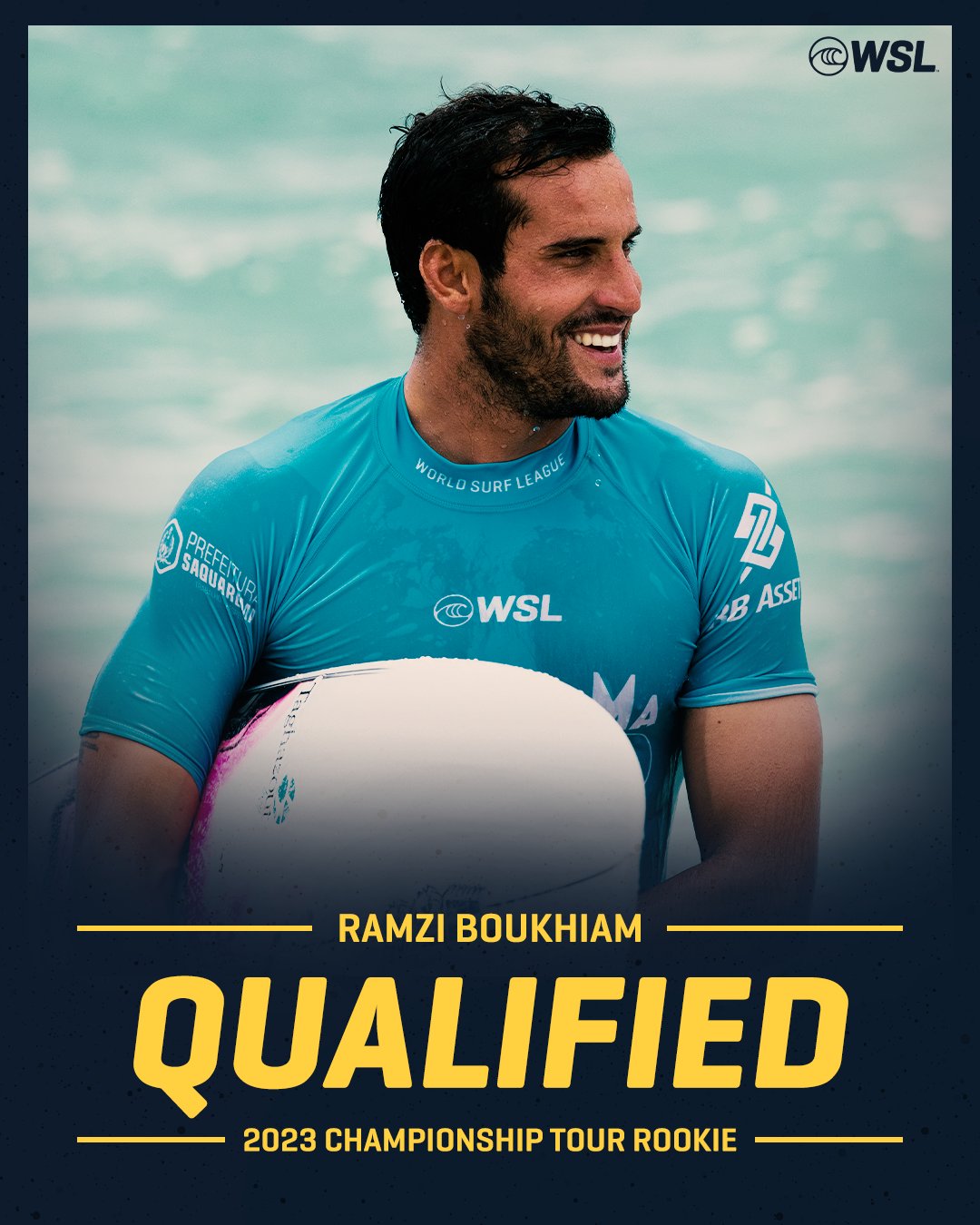 World Surf League on Twitter: "Welcome to the Championship Tour @RamziBoukhiam 🇲🇦 | Ramzi is the ...
