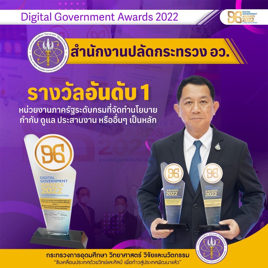 กระทรวงการอุดมศึกษา วิทยาศาสตร์ วิจัยและนวัตกรรม On Twitter อว กับ