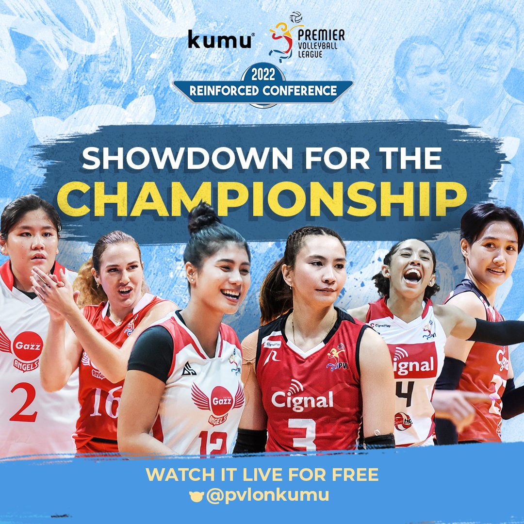 Kumu - Pinoy Live Streaming App on Twitter: "This is it! 😳🏆 It’s Cignal HD Spikers vs Petro Gazz ...