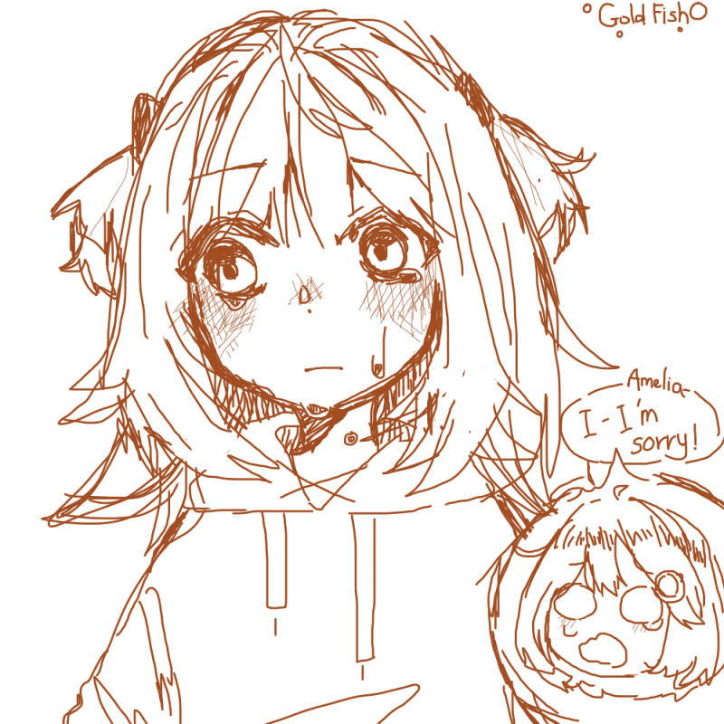 She's crying Amelia! Do something:'( #amesame #gawrt #ameliaRT https ...