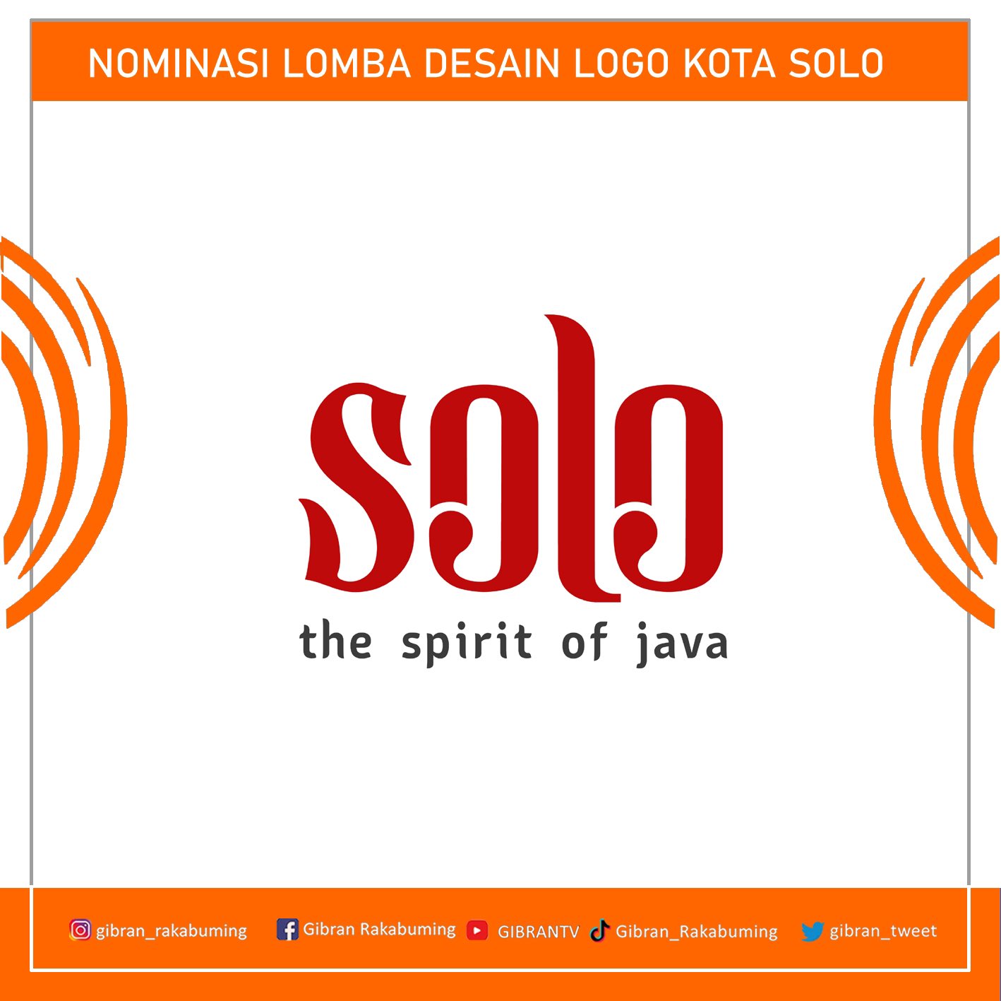 Gibran Rakabuming on Twitter: "Terima kasih atas partisipasi peserta 'Lomba Desain Ulang Logo ...